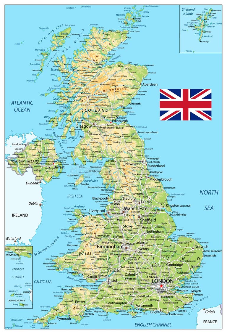 United Kingdom Travel Map Stock Illustrations – 14,392 United Kingdom ...
