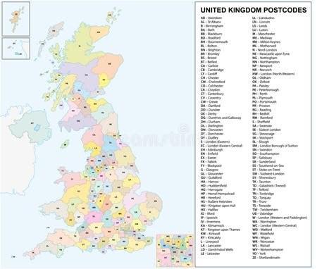 Postcode Map London Stock Illustrations – 8 Postcode Map London Stock ...
