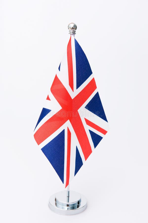 United Kingdom table flag stock photo. Image of pole - 25793636