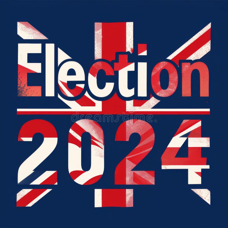 United Kingdom (UK) General Election 2024 Theme Illustration. AI ...