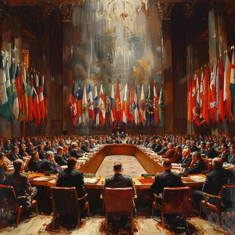 United Nations Assembly: Global Dialogue, Unity, and Diplomacy Stock ...