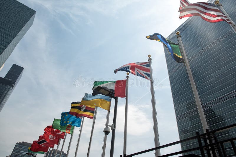 United Nations Building in New York Editorial Image - Image of economic ...