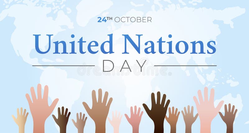 United Nations Day Background Illustration Stock Vector - Illustration ...