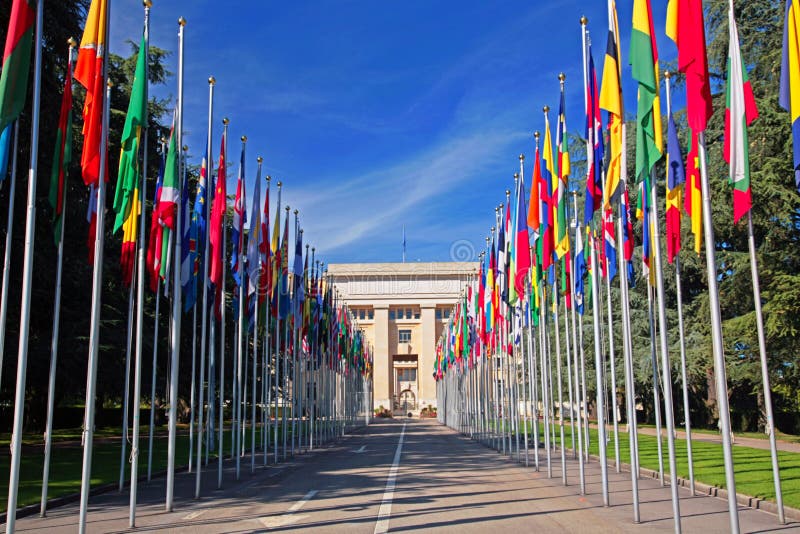 United Nations in Geneva editorial image. Image of nation - 10491375