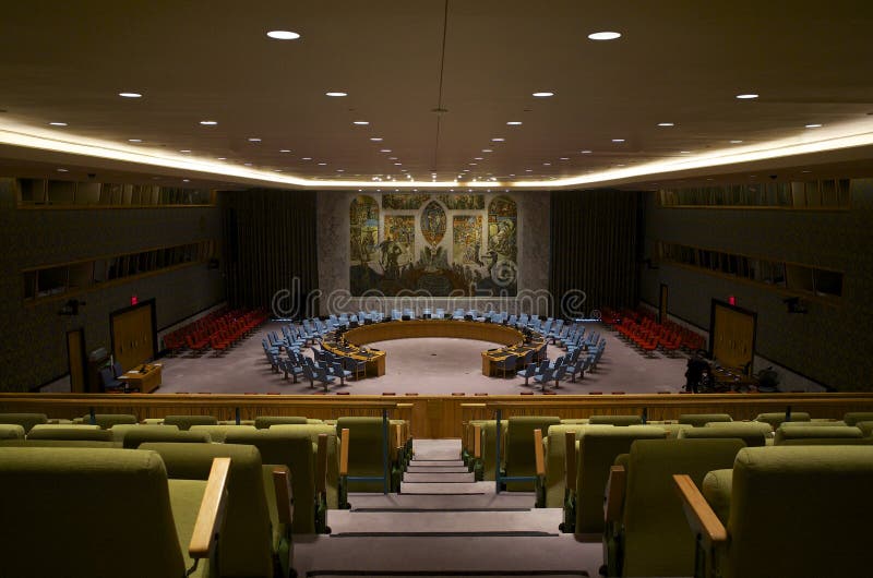 United Nations Security Council Room Editorial Stock Photo - Image ...