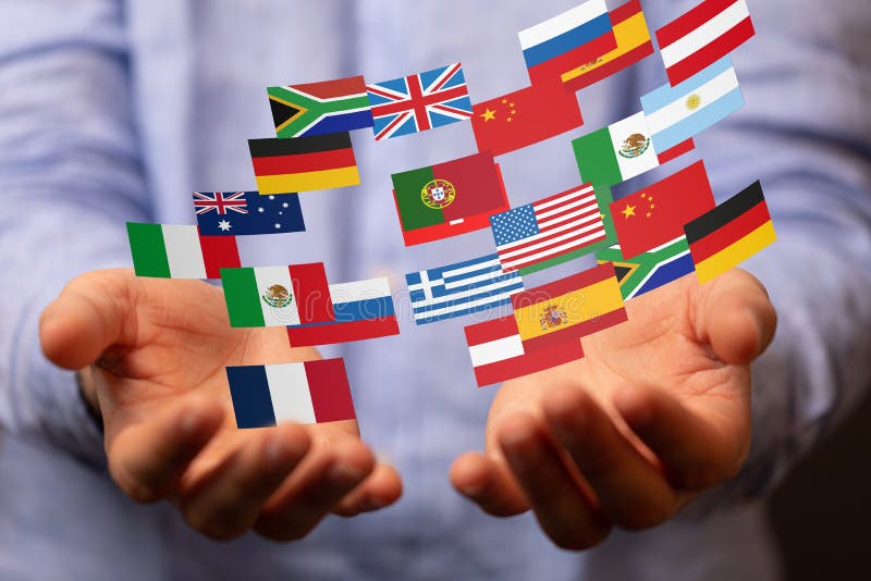 A United Nations World Flags, Illustration Stock Photo - Image of globe ...