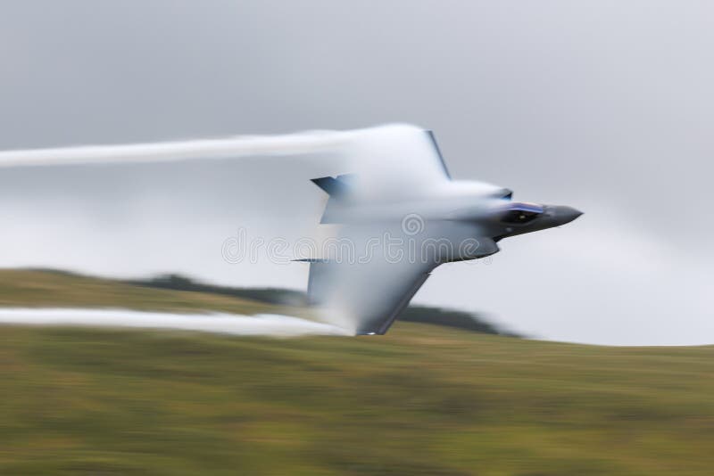 United States Air Force Lockheed Martin F-35 Lightning II Low Flying in ...