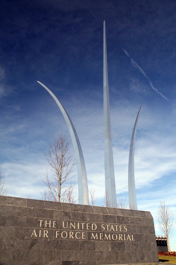 United States Air Force Memorial Editorial Stock Photo - Image of ...