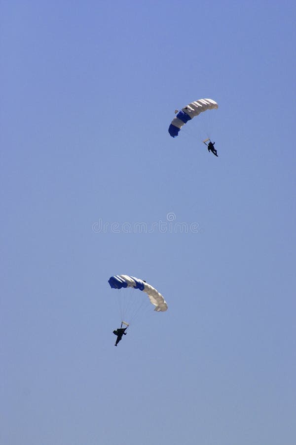 United States Air Force Paratroopers Stock Image - Image of patriotic ...