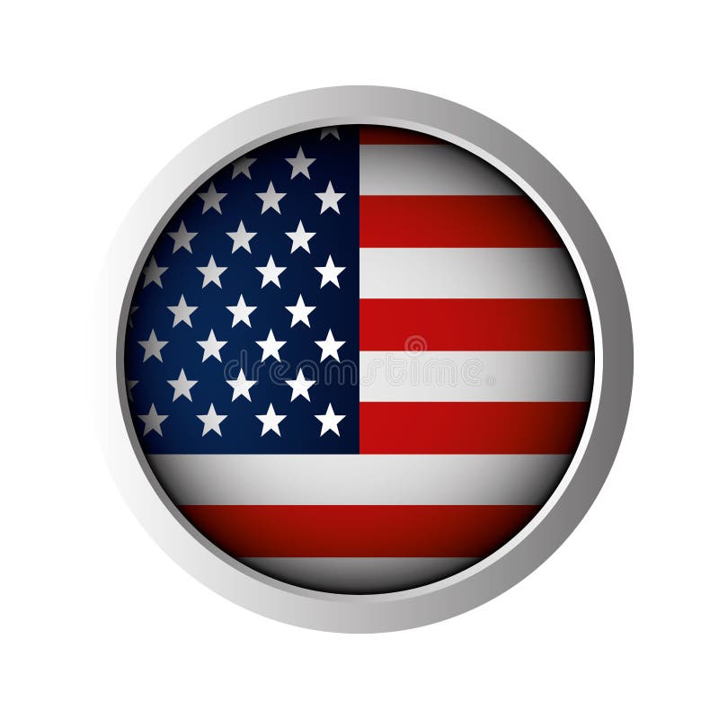 United States of America Emblem Stock Vector - Illustration of holiday ...