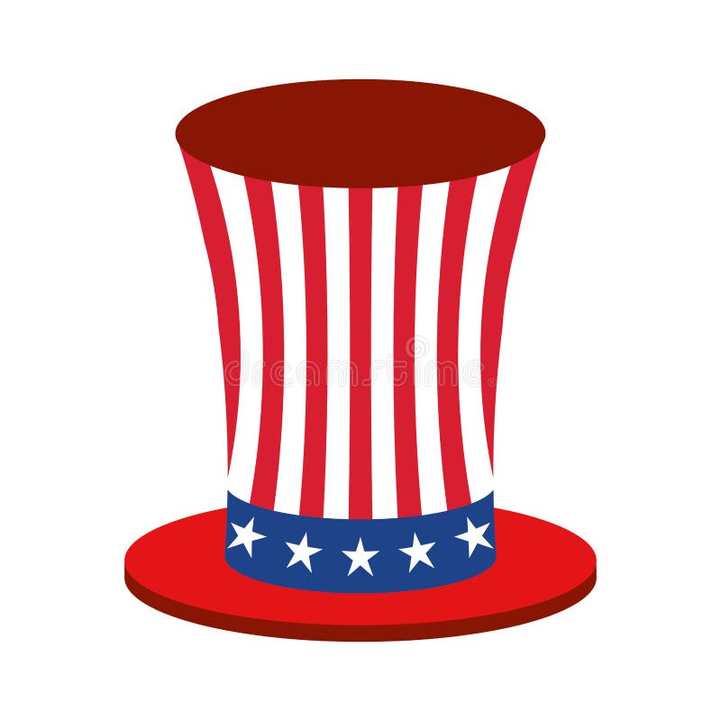 United States of America Hat Emblem Stock Vector - Illustration of ...