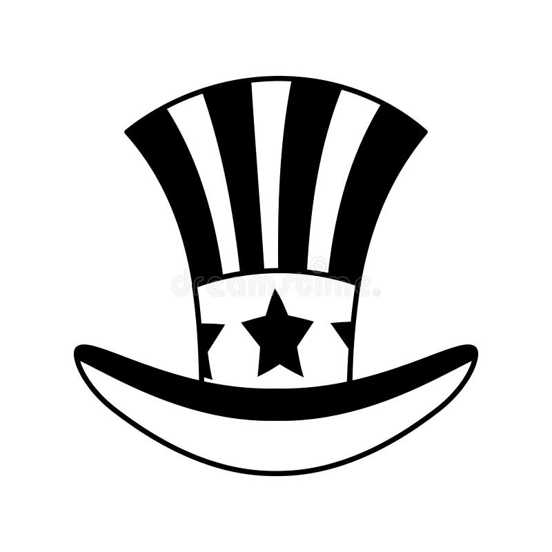 United States of America Hat Emblem Stock Vector - Illustration of ...