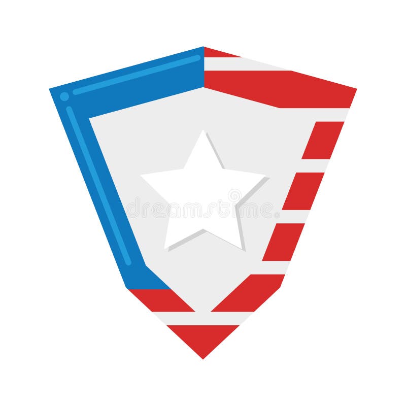 United States of America Shield Stock Vector - Illustration of emblem ...