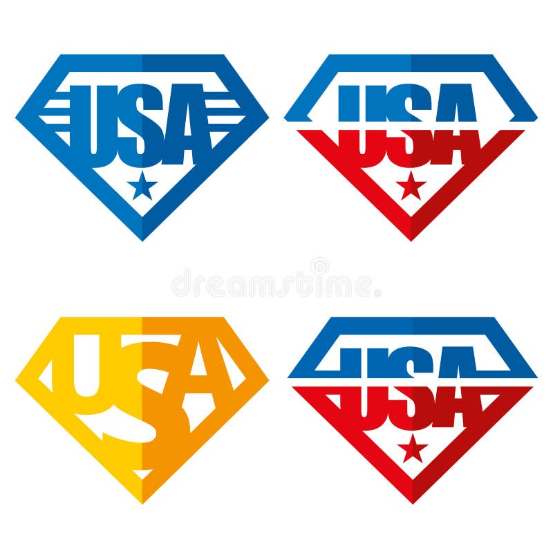 United States of America Vector Logos Stock Vector - Illustration of ...
