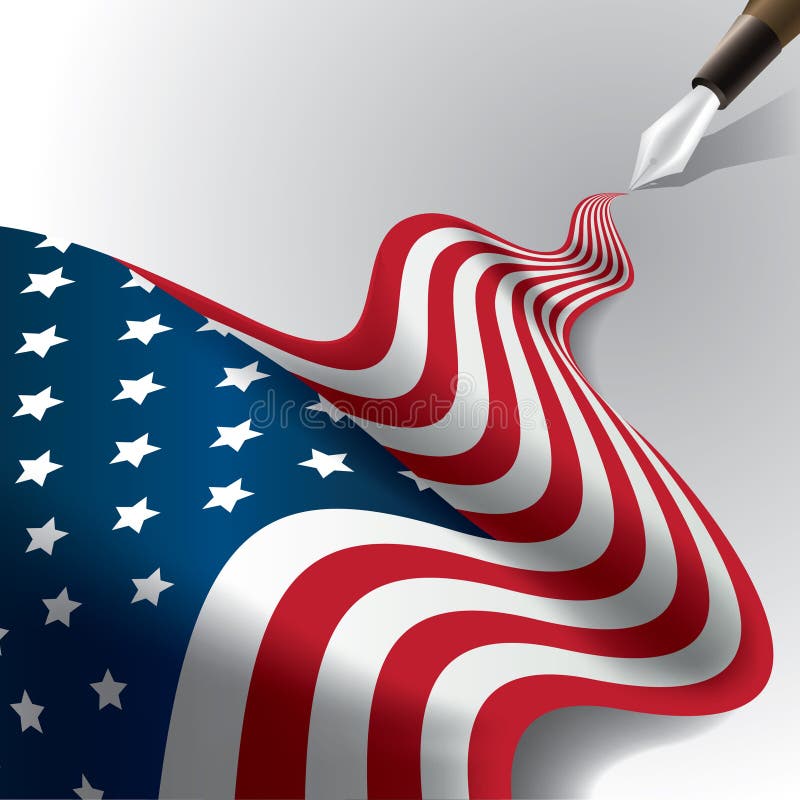 United States Background Design. Vector Illustration Decorative Design ...