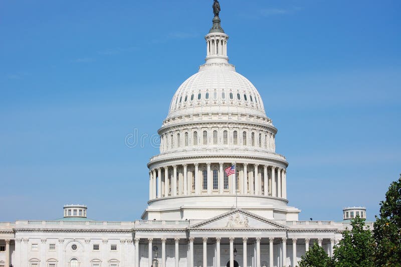 United States Capitol Building Stock Image - Image of dome, washingtons ...