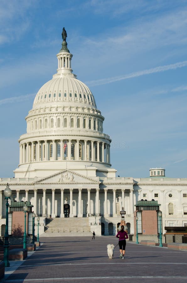 U.S. Capitol before the Obama Inauguration Editorial Image - Image of ...