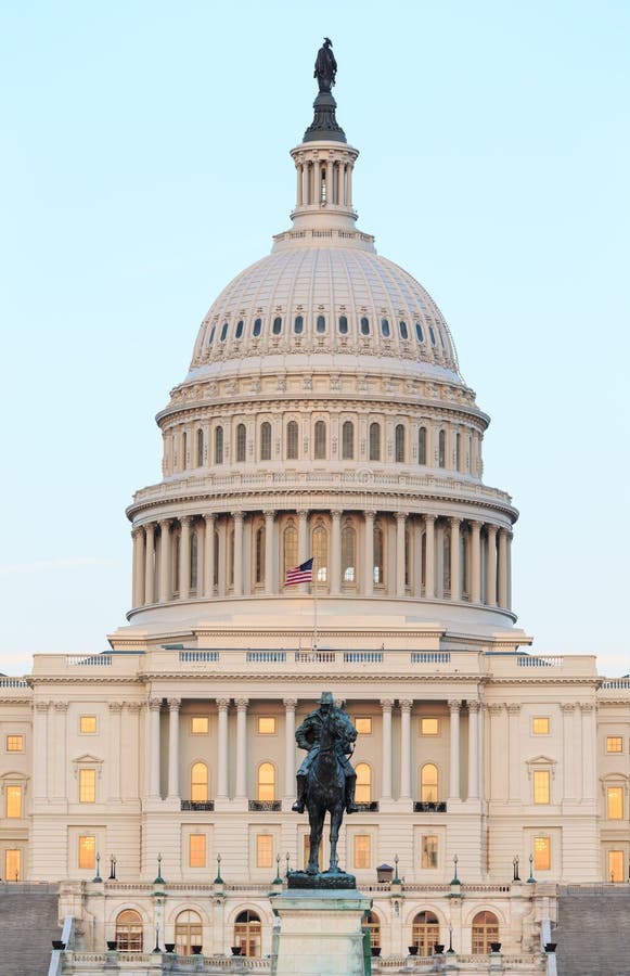 United States Capitol Building in Washington, DC. Stock Image - Image ...