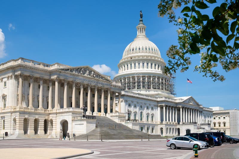 The United States Capitol in Washington D.C. Stock Image - Image of ...