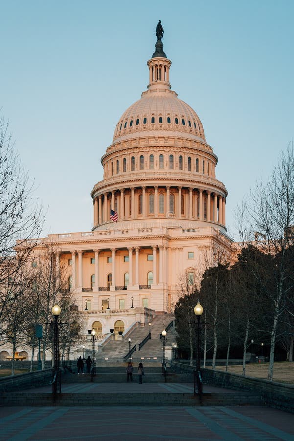 The United States Capitol, in Washington, DC Editorial Image - Image of ...