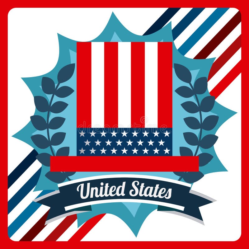United states emblem stock vector. Illustration of flag - 59238678