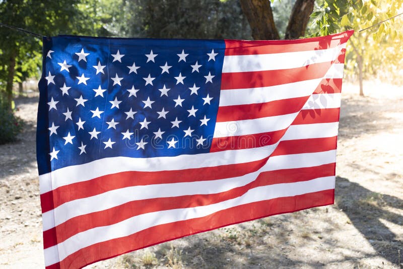 119 American Flag Waving Rope Stock Photos - Free & Royalty-Free Stock ...