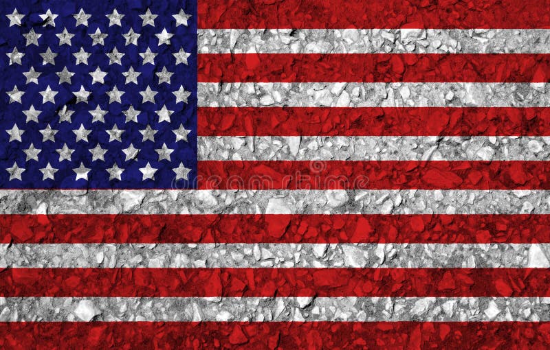 United States Flag Textured on Background Stock Illustration ...