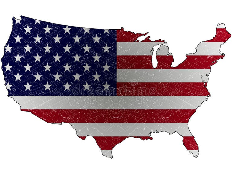 Grunge Map United States Stock Illustrations – 6,118 Grunge Map United ...