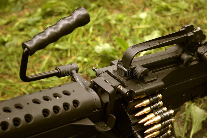 United States Machine Gun stock image. Image of combativity - 2423467