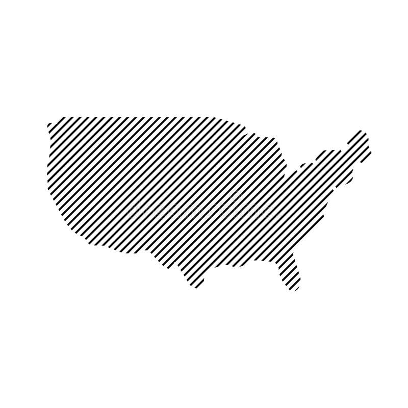 United states map icon stock illustration. Illustration of states ...