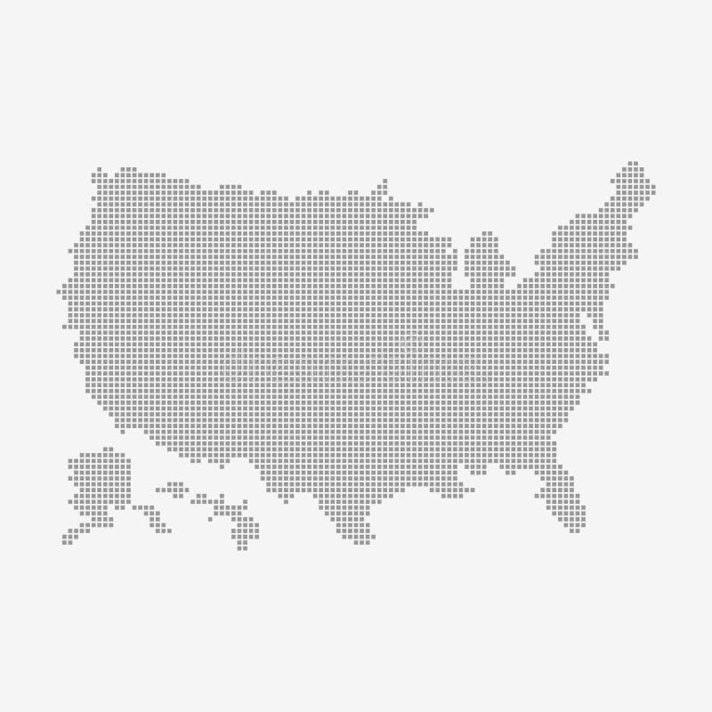 United States Pixel Map Stock Illustrations – 1,549 United States Pixel ...