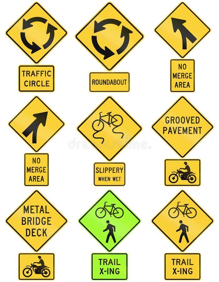 Mutcd Road Warning Sign Assembly Stock Illustrations – 4 Mutcd Road ...