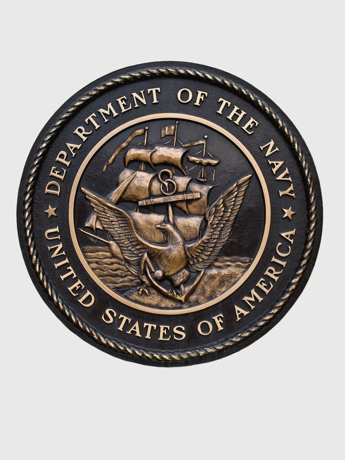 United states navy emblem editorial photography. Image of gold - 14700342