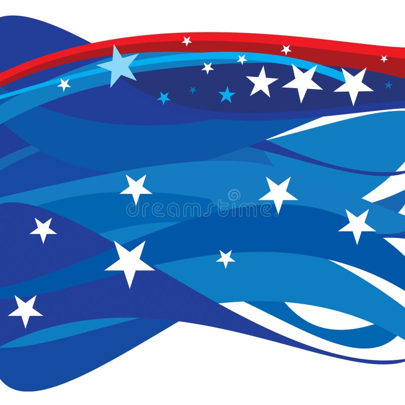 United States Patriotic Background Stock Illustration - Illustration of ...