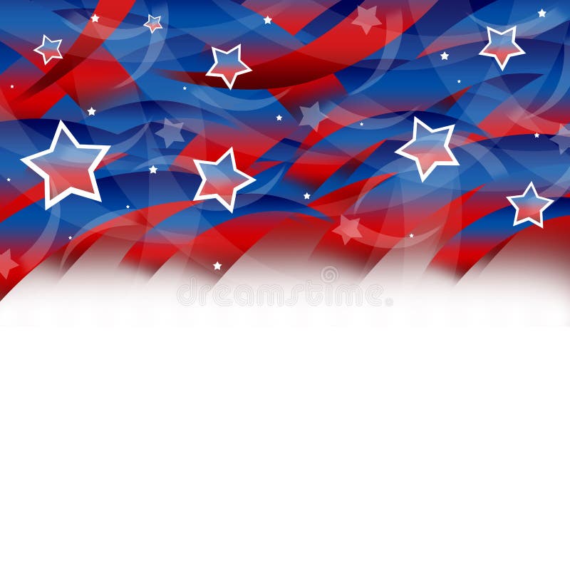 United States Patriotic Background Stock Illustration - Illustration of ...