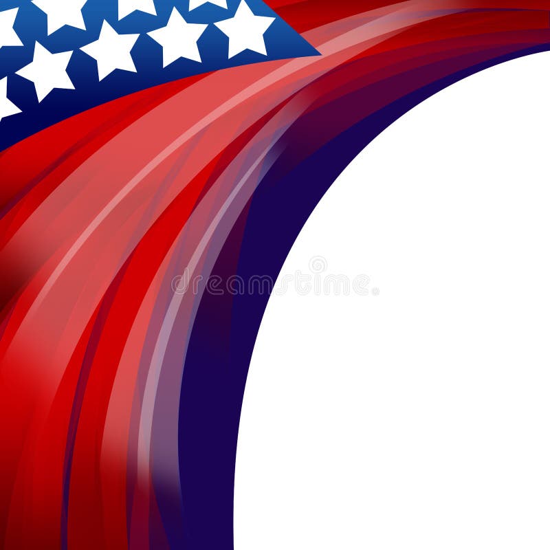 United States Patriotic Background Stock Illustration - Illustration of ...