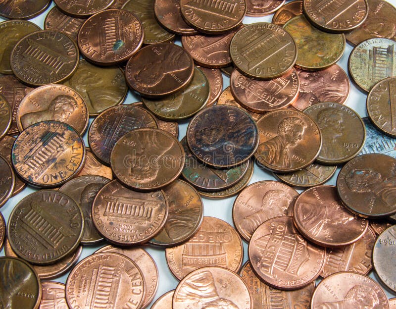 United States Pennies stock photo. Image of america, close - 58771404