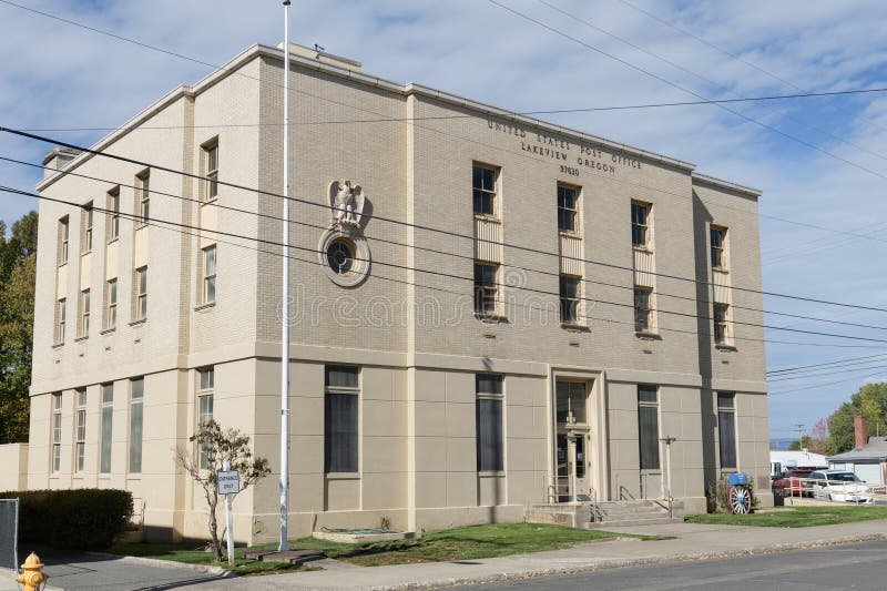 United States Post Office Building in Lakeview Oregon Zip Code 97630 ...