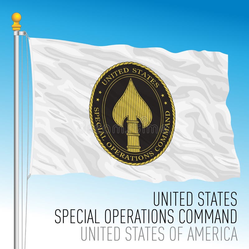United States Special Operations Command Flag, USA Stock Vector ...