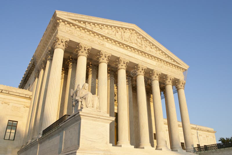 United States Supreme Court Stock Image - Image of sunset, horizontal ...