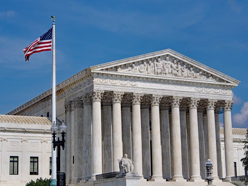 Supreme Court of the United States Stock Photo - Image of front ...