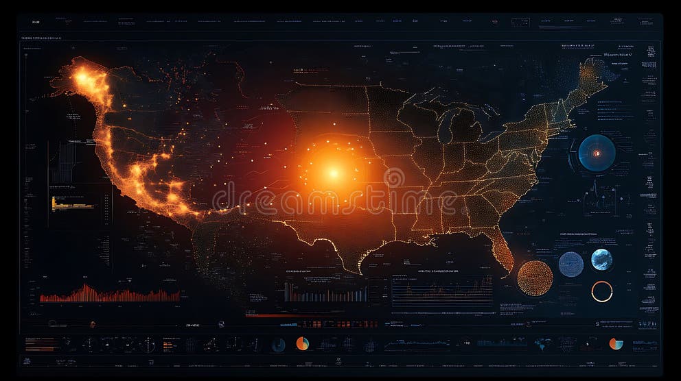 United States Tech Map with Data Visualization and Analysis ...