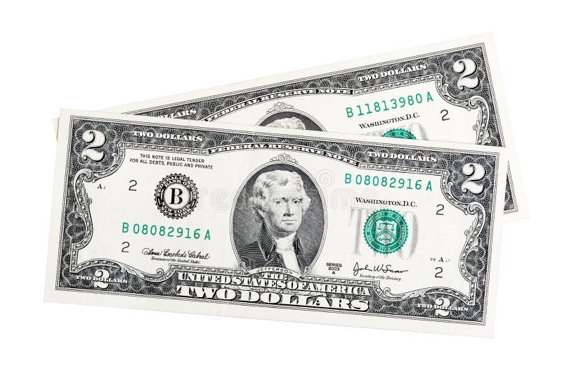 United States Two Dollar Bill Picture. Image: 5579569