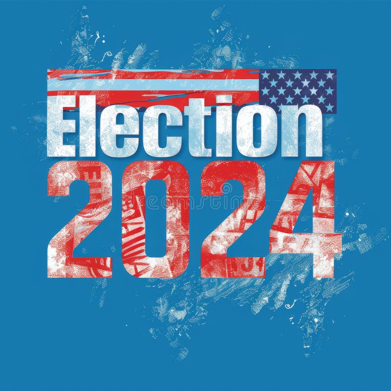 United States (USA) Election 2024 Theme Illustration. AI Generated ...