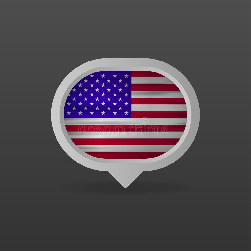 Unites State Realistic Flag. Made in Unites State. Vector Illustration ... Unites State Realistic Flag. Made in Unites State. Vector Illustration ...