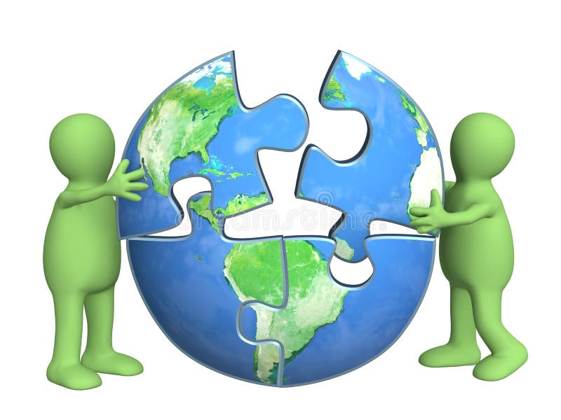 Puzzle stock illustration. Illustration of clouds, piece - 12743879