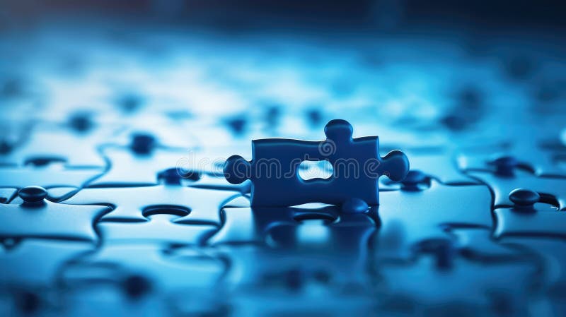 Unity blue connection stock illustration. Illustration of wholeness ...