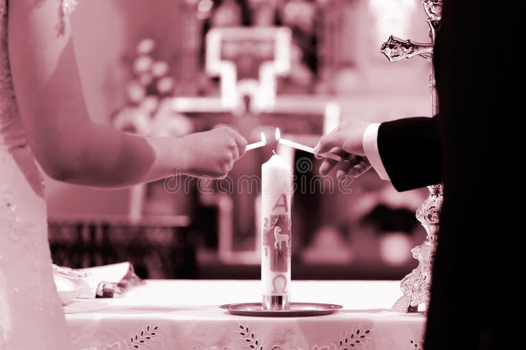 Unity candle ceremony stock photo. Image of candle, fire - 36098386