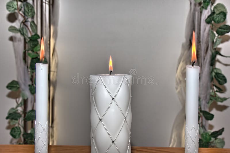 Unity candle ceremony stock photo. Image of husband, fire - 11898900