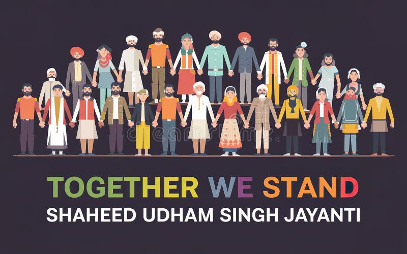 Unity and Celebration at Shaheed Udham Singh Jayanti Event Stock Photo ...